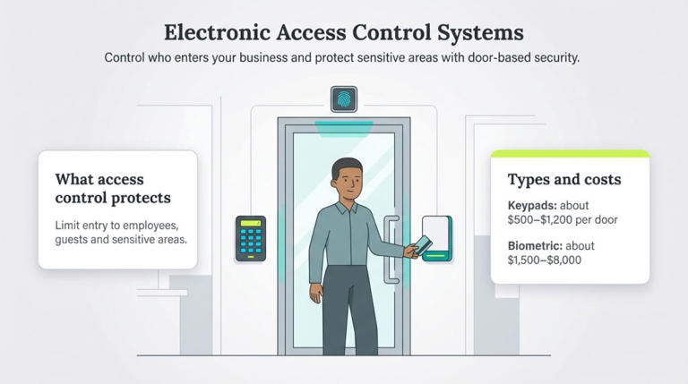 How much should you spend on small business security systems?