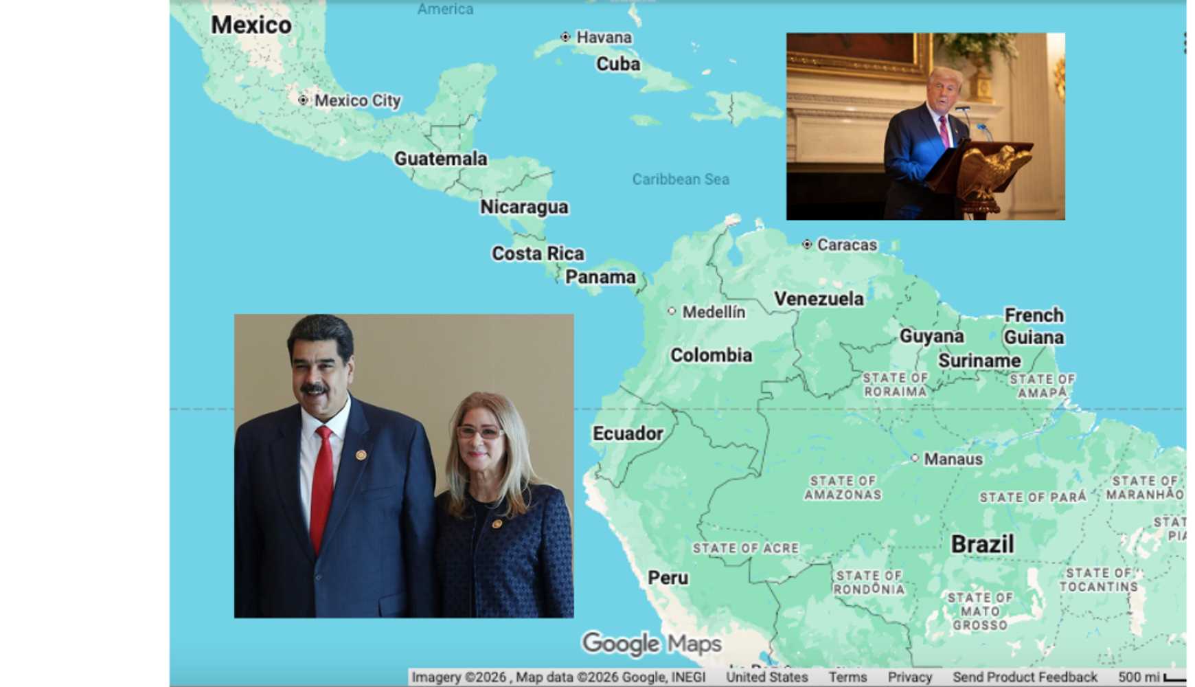 Trump says US will run Venezuela until transition, releases photo of ...