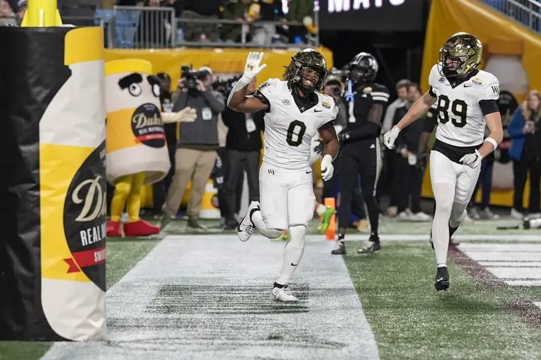 Ty Clark III’s 62-yard score seals Wake Forest’s Duke’s Mayo Bowl win