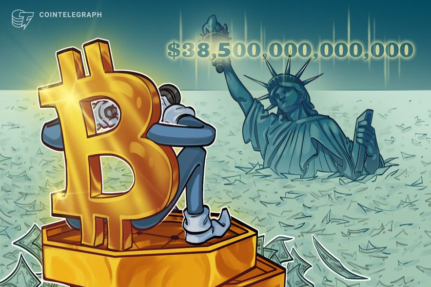 US national debt crosses $38.5T, as bitcoiners celebrate 'Genesis Day'