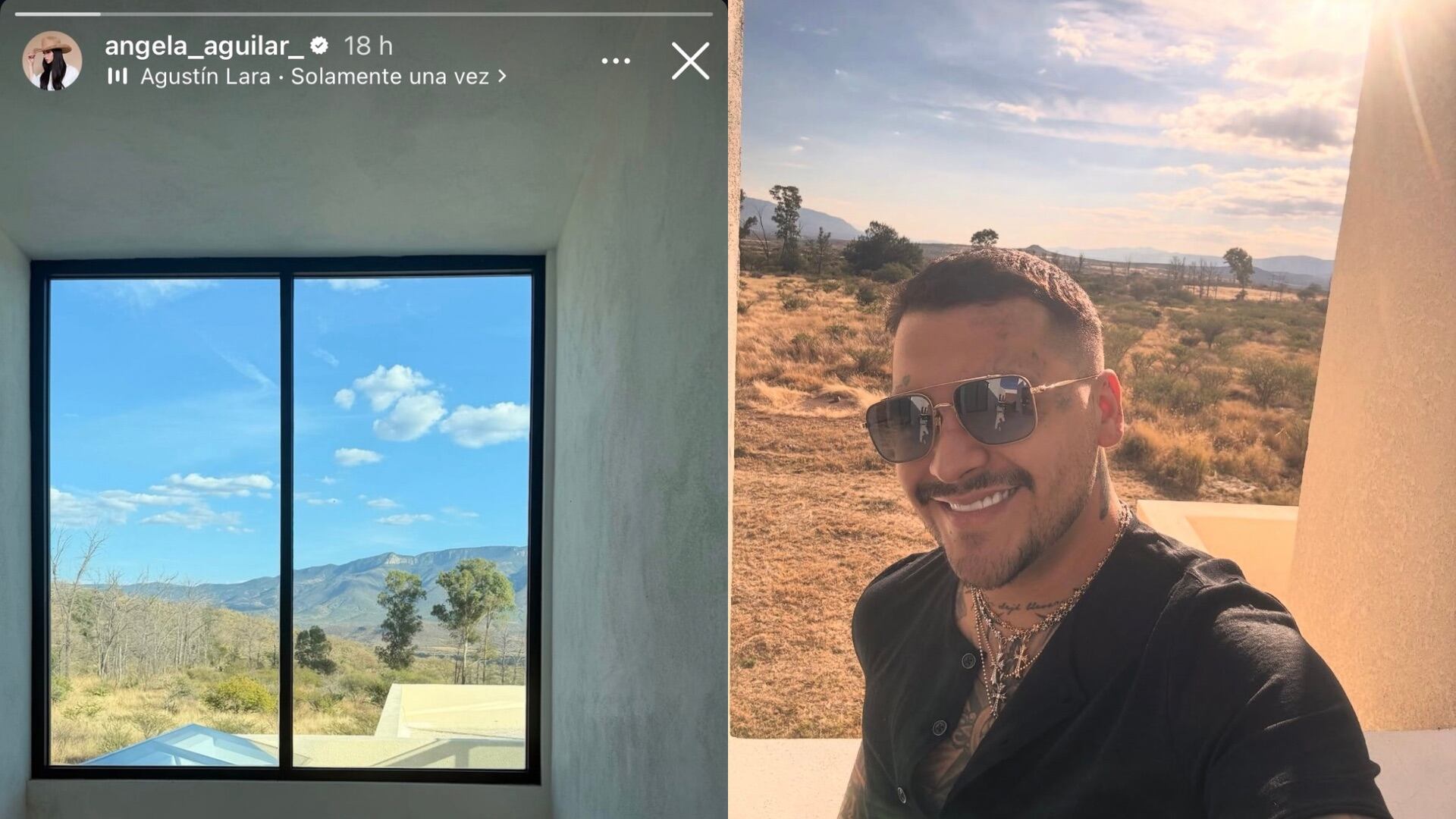 Ángela Aguilar y Christian Nodal comparten imágenes inéditas de lo que ...