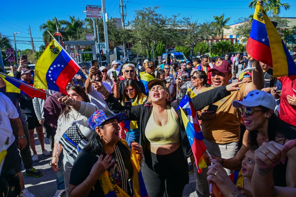 'Little Venezuela' erupts in joy as Doral celebrates Maduro’s fall