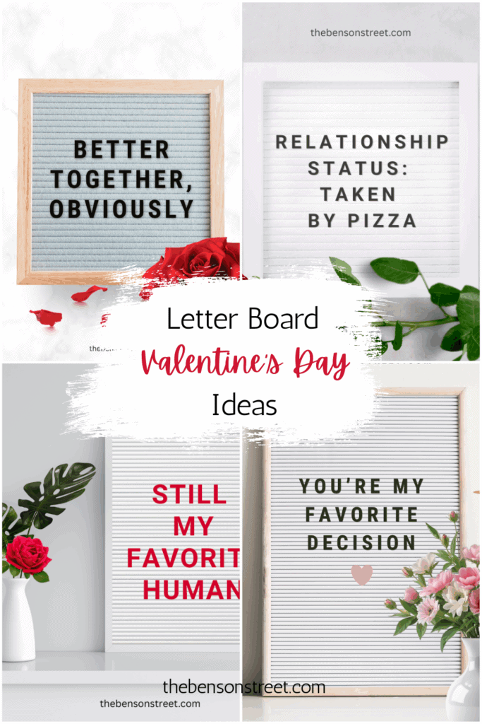 100+ Valentine's Day letter board ideas: Funny & cute quotes