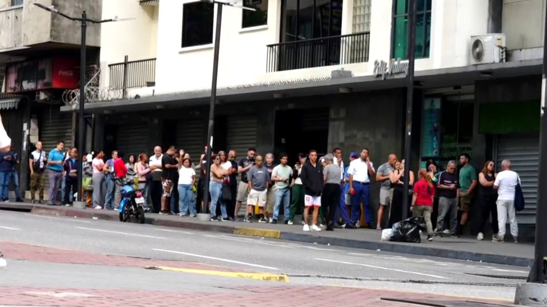 Venezuelans line up for food, gas as future becomes uncertain following ...