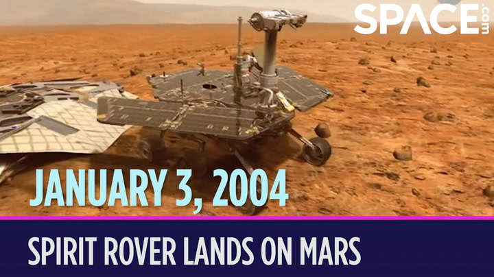 OTD in Space - January 3: Spirit Rover Lands on Mars