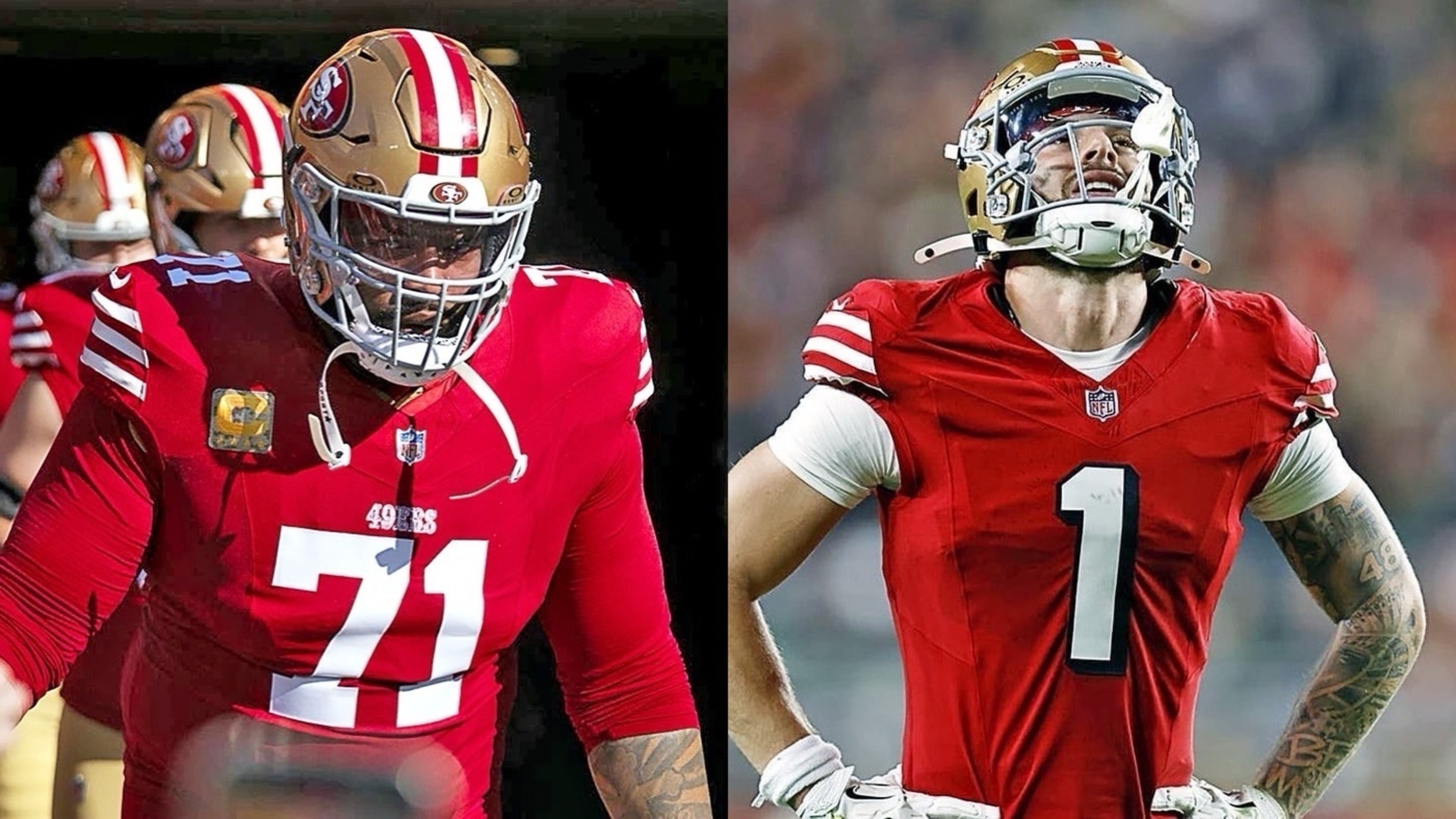 Williams, Pearsall among 7 49ers players inactive vs. Seahawks