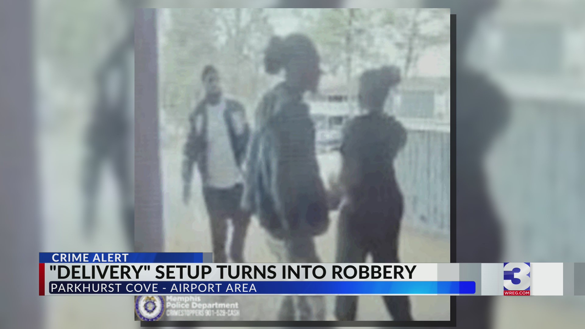 Woman, two armed men rob victim in fake delivery setup