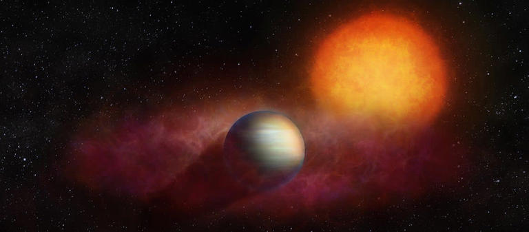JWST observations reveal massive helium clouds escaping from exoplanet ...