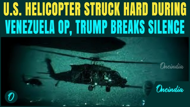 US chopper hit as Trump's jets drop 7 bombs in Venezuela, kidnap Maduro ...