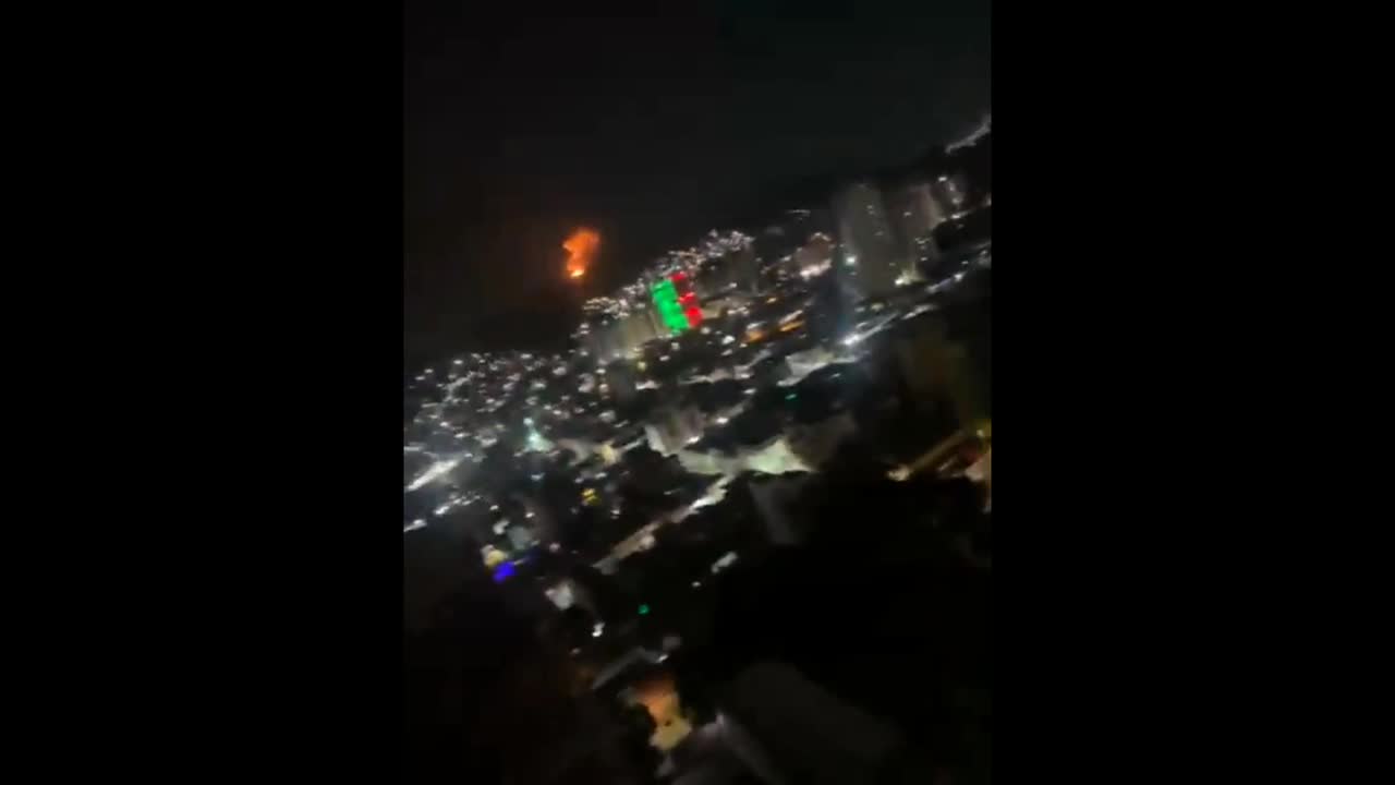 Night-time blaze on Caracas power tower amid US military strikes ...
