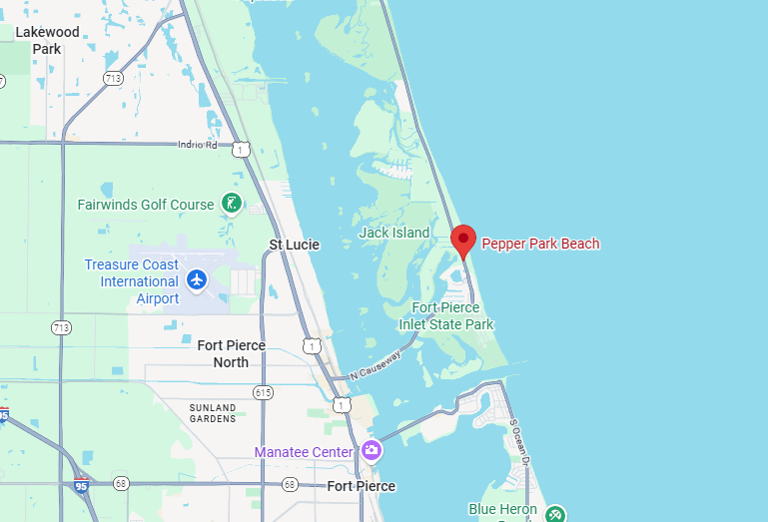 Pepper Park Beach evacuated after diver finds mortar