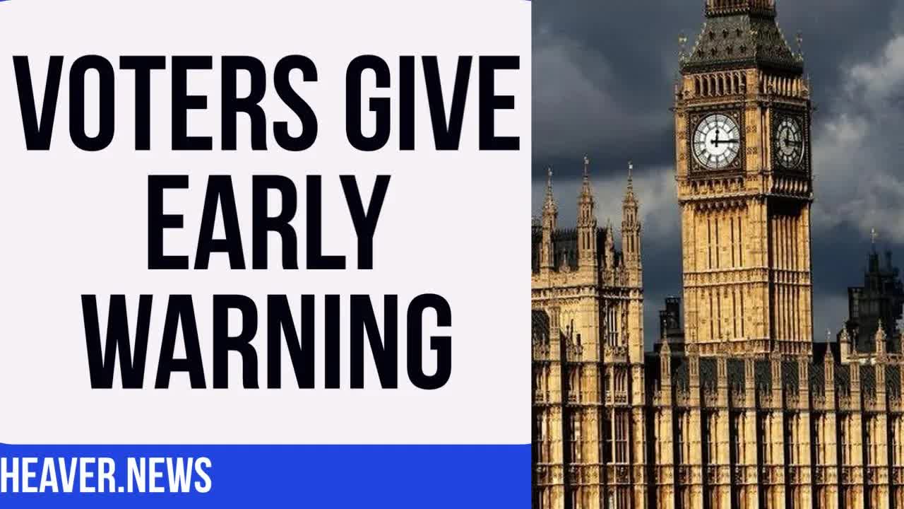 UK voters give early election warning