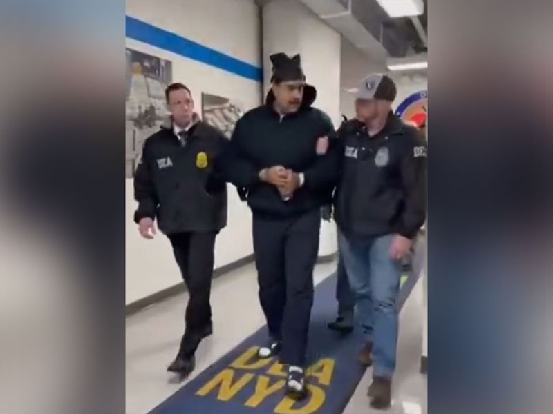 US releases video of arrested Venezuelan dictator Maduro, show staging ...