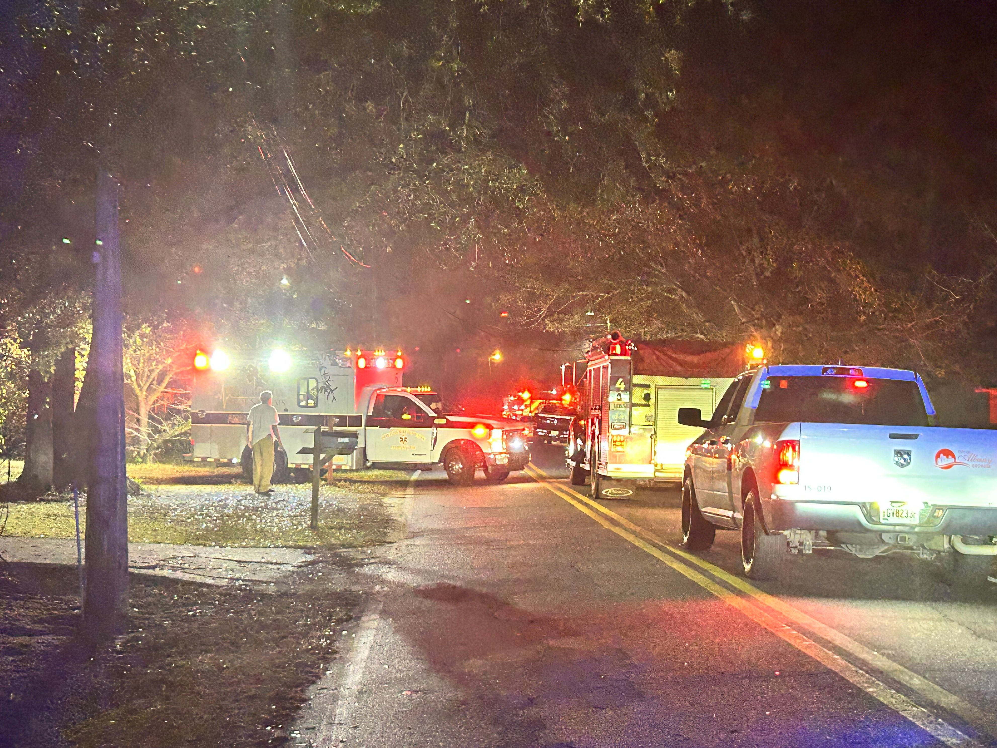 Albany Fire Department battles massive Saturday night fire