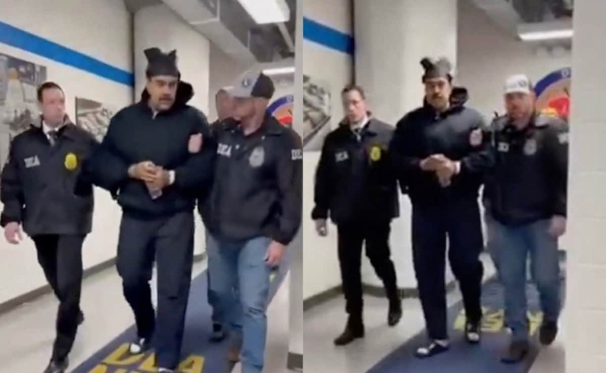 Video: Venezuela's captured President Maduro inside US Drug Agency office