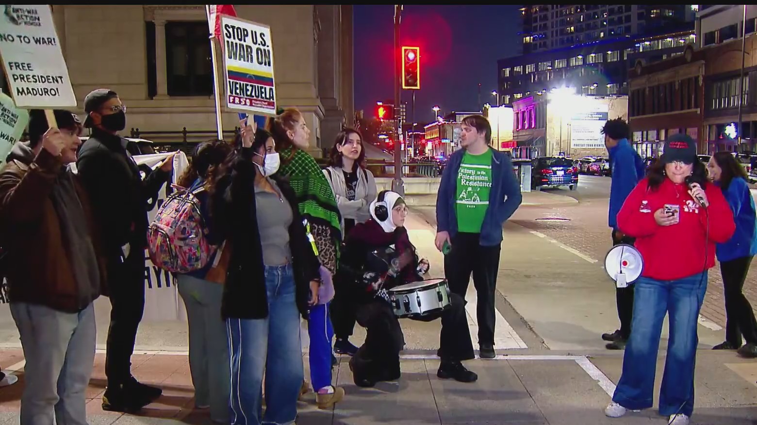 Dallas rally highlights divide over US military action in Venezuela