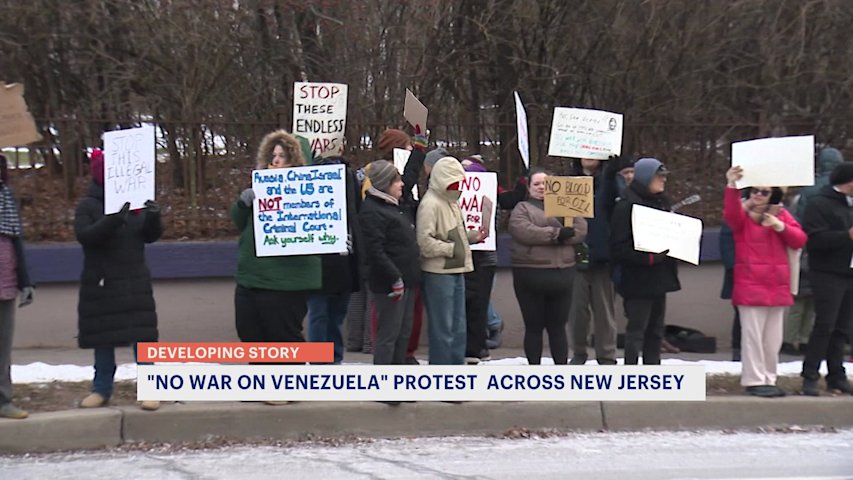 Capture of Venezuelan president sparks protests across New Jersey
