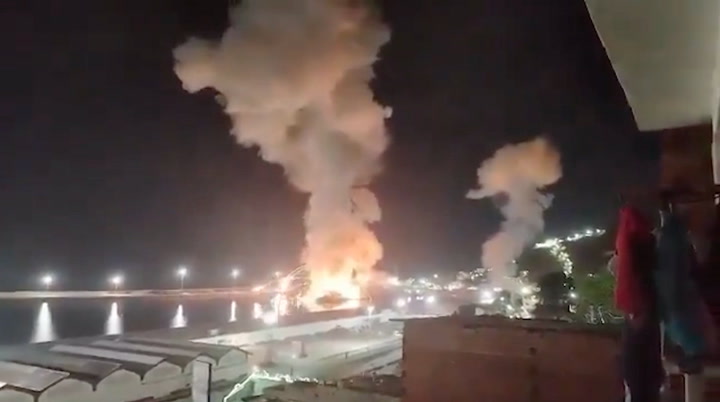Videos show explosions across Caracas, Venezuela