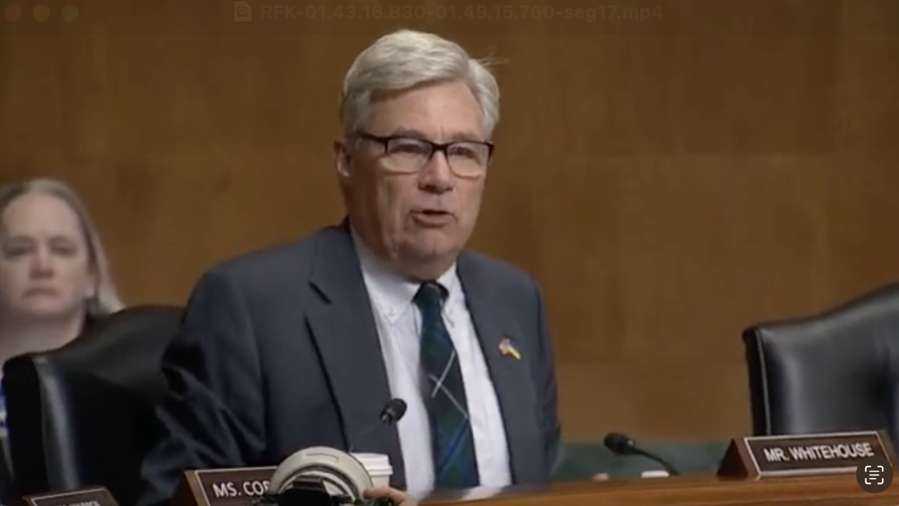 'You don't care': Sen. Sheldon Whitehouse scolds RFK Jr. for failing to ...