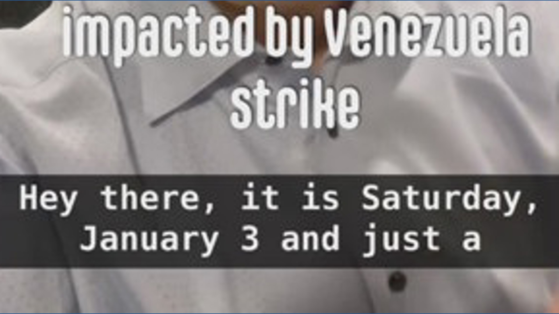 Caribbean flights impacted by Venezuela strike