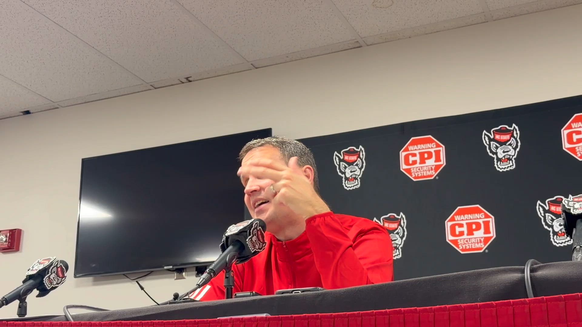 North Carolina State head men's basketball coach Will Wade on ...