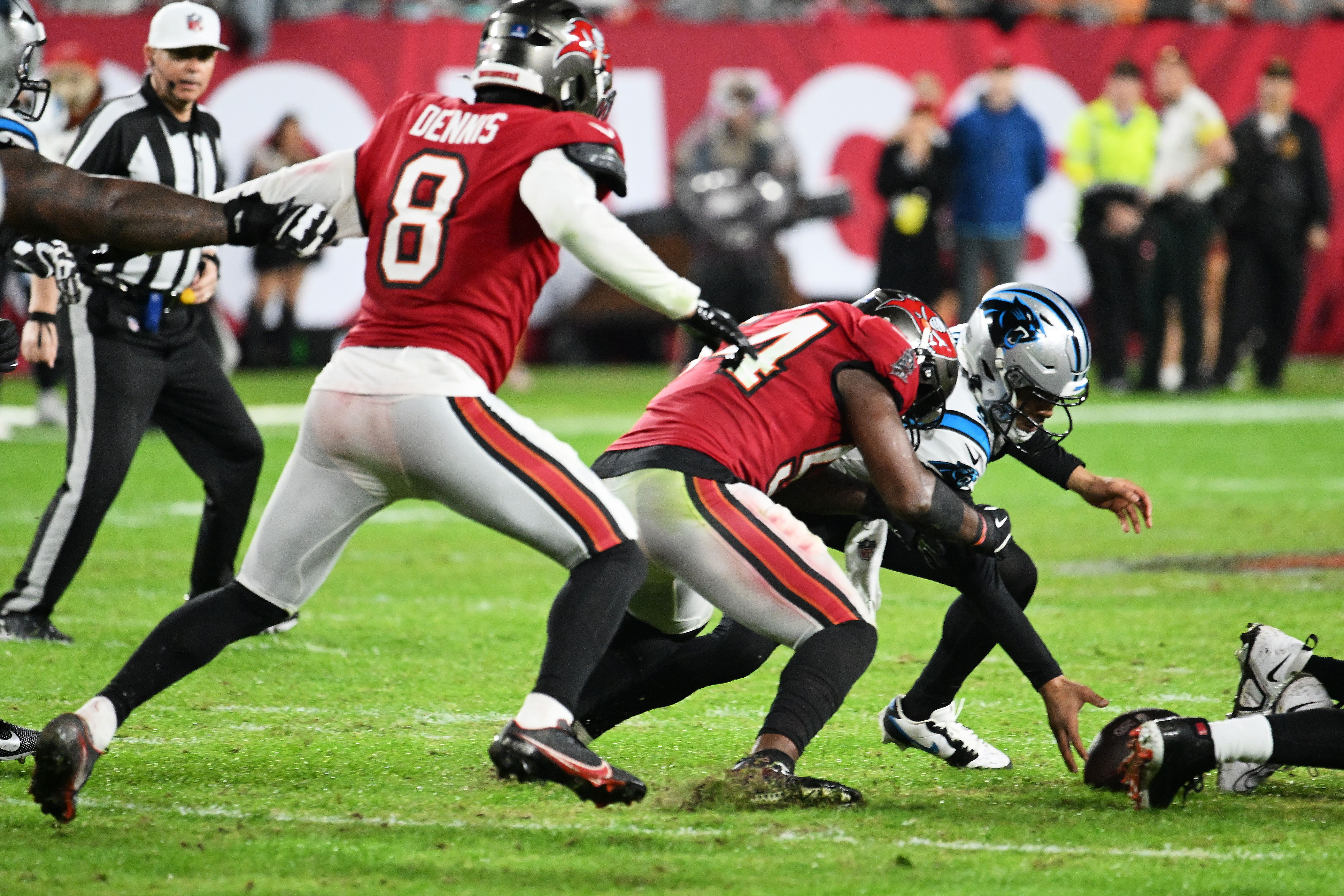 Panthers coach Dave Canales defends fumbled flea flicker after loss to Bucs