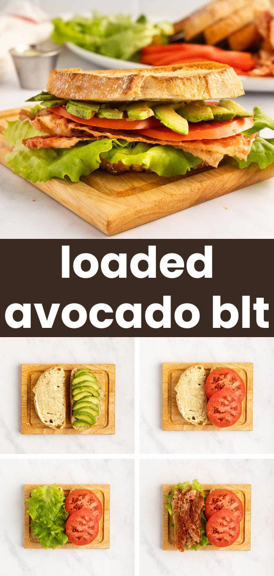 Avocado BLT sandwich