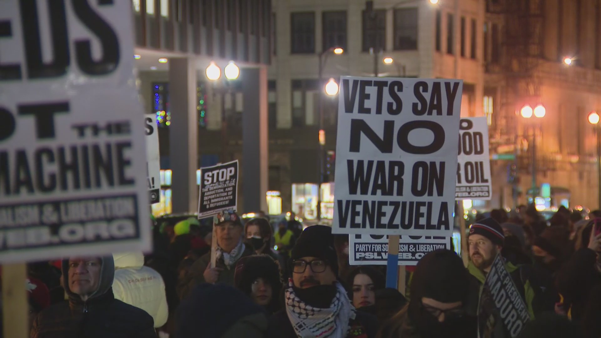 Protesters, counterprotesters rally in Loop following the removal of ...