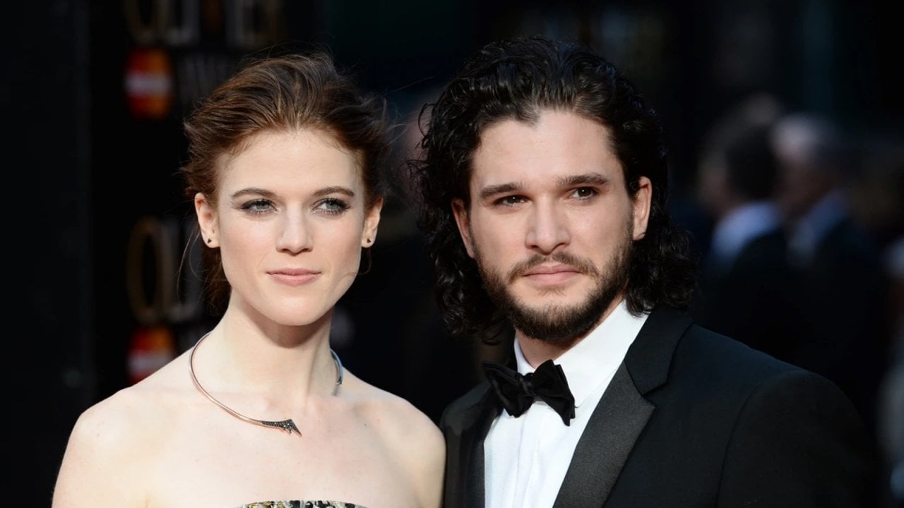 Kit Harington e Rose Leslie, star della serie Il trono di spade, hanno ...
