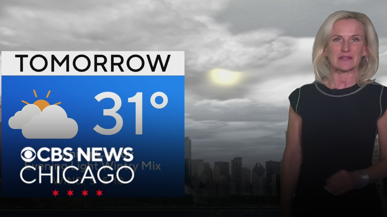 Cloudy with an evening wintry mix for Sunday