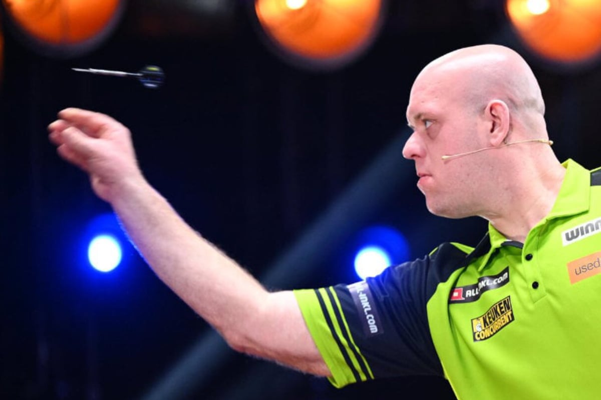 Promi-Darts-WM: Startet Mehrfach-Champ van Gerwen doch noch mit Titel ...