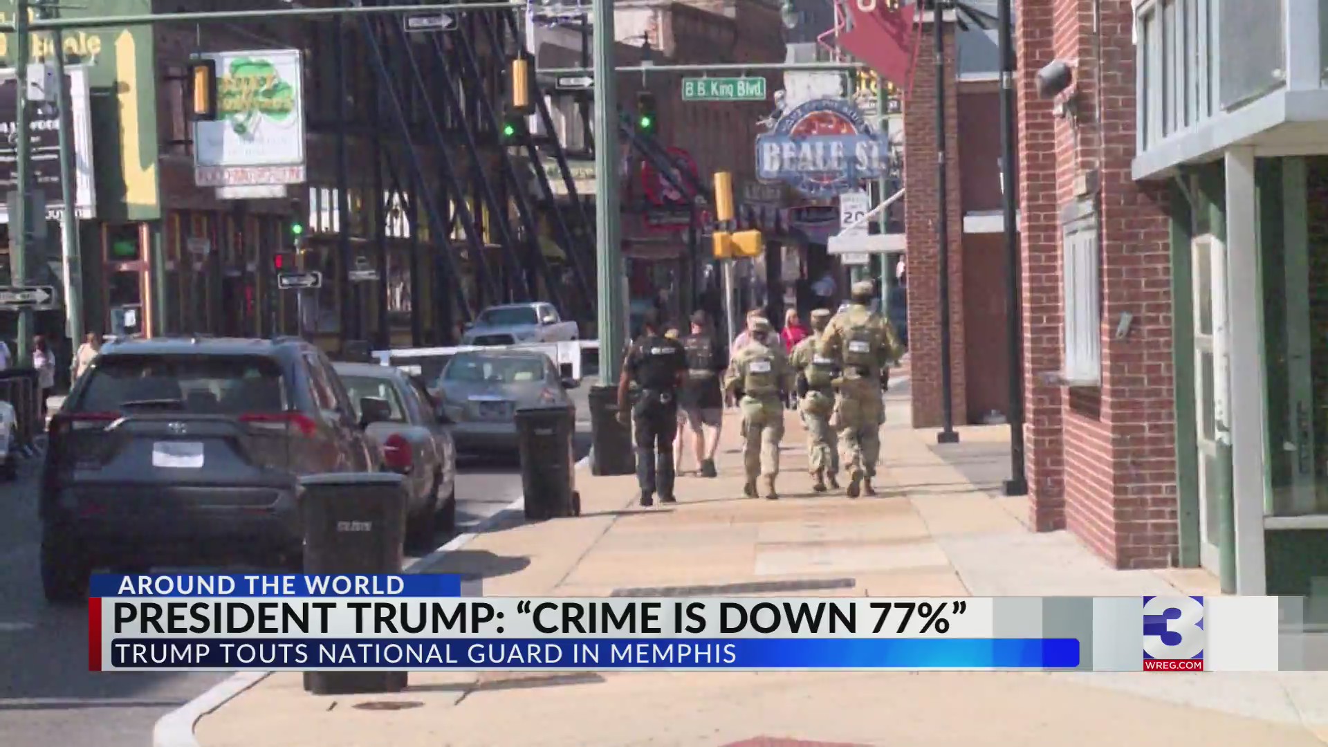 Trump touts Memphis crime reduction at Venezuela news conference