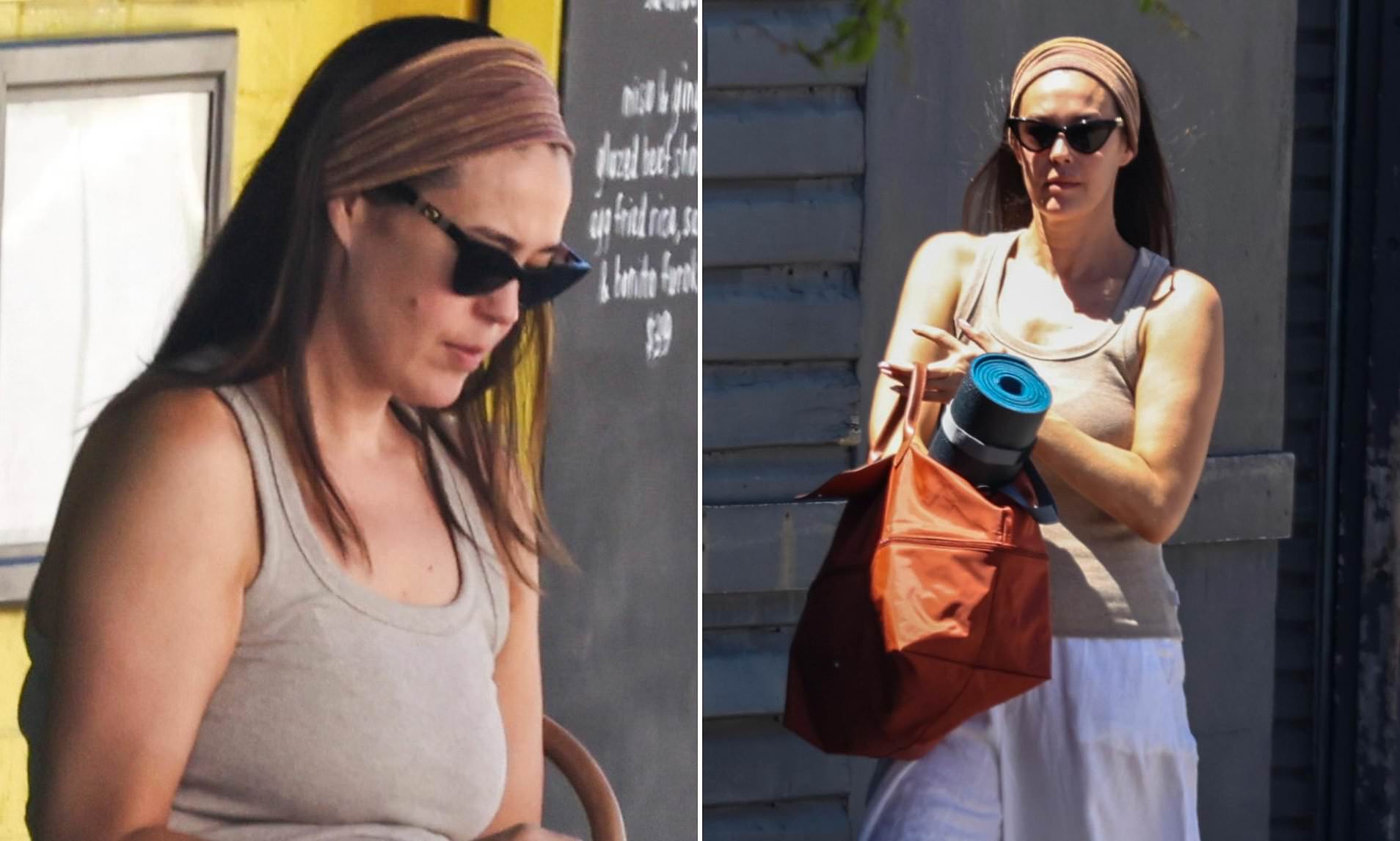 Supermodel Megan Gale, 50, keeps fit over the holidays with Pilates ...