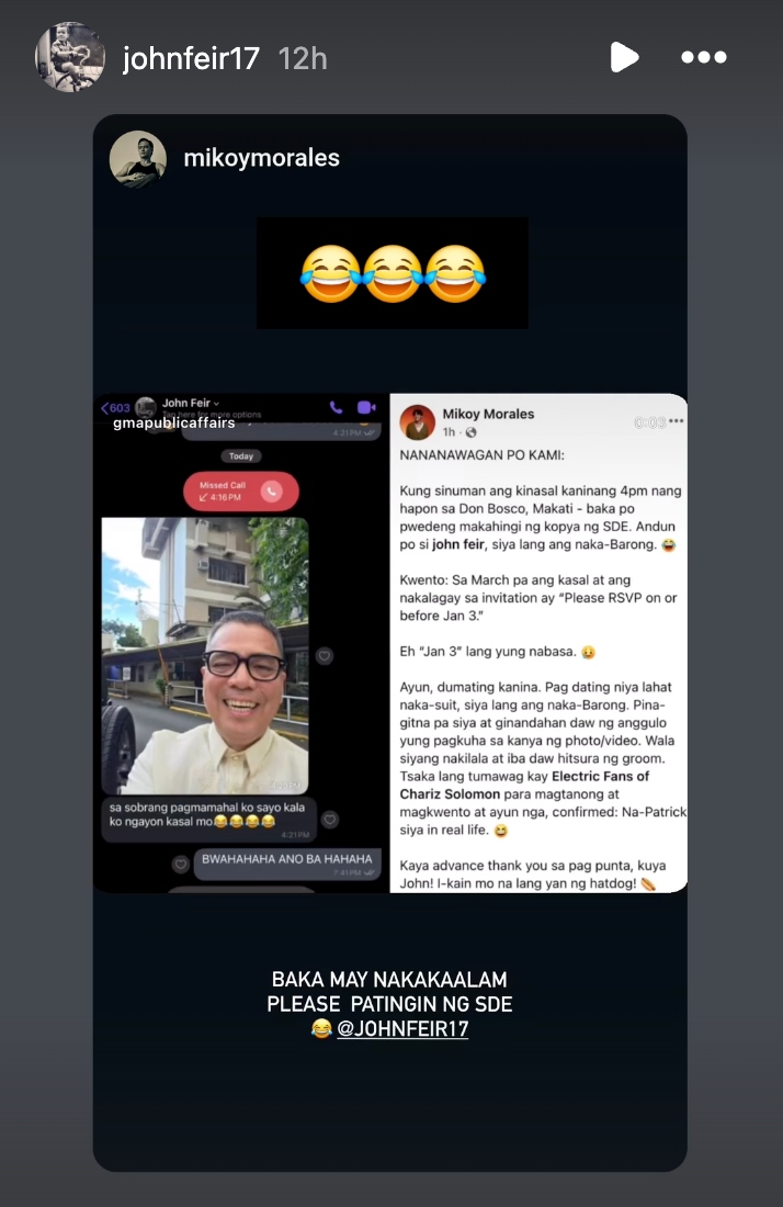 'Pepito Manoloto' star John Feir attends wrong wedding after misreading ...