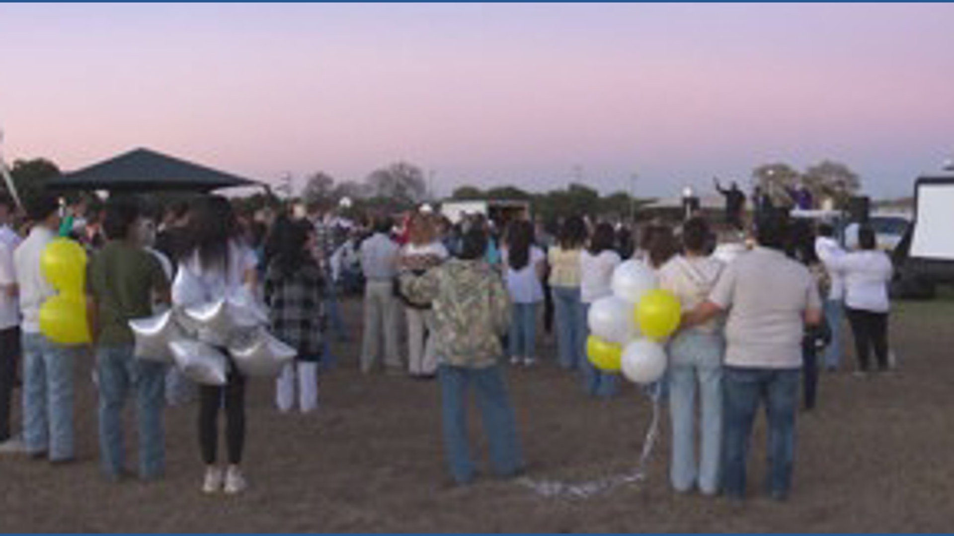 Camila Mendoza Olmos balloon release vigil