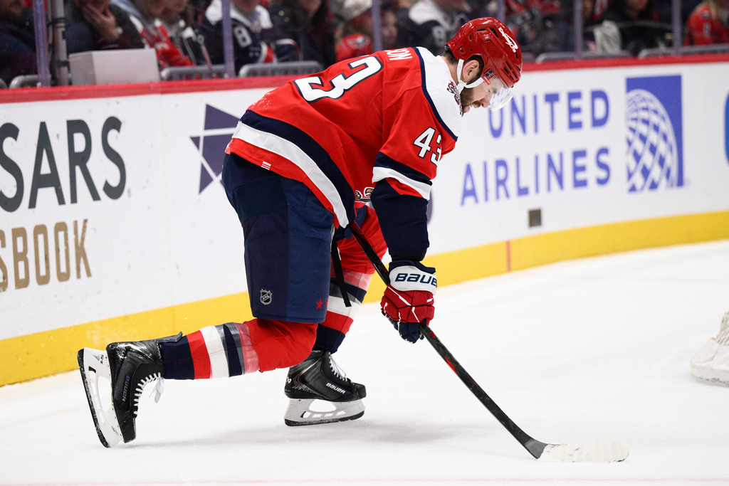 Capitals, Team Canada forward Tom Wilson leaves game with an apparent ...
