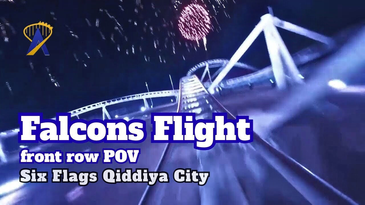 Falcons flight front-row POV from Six Flags Qiddiya City