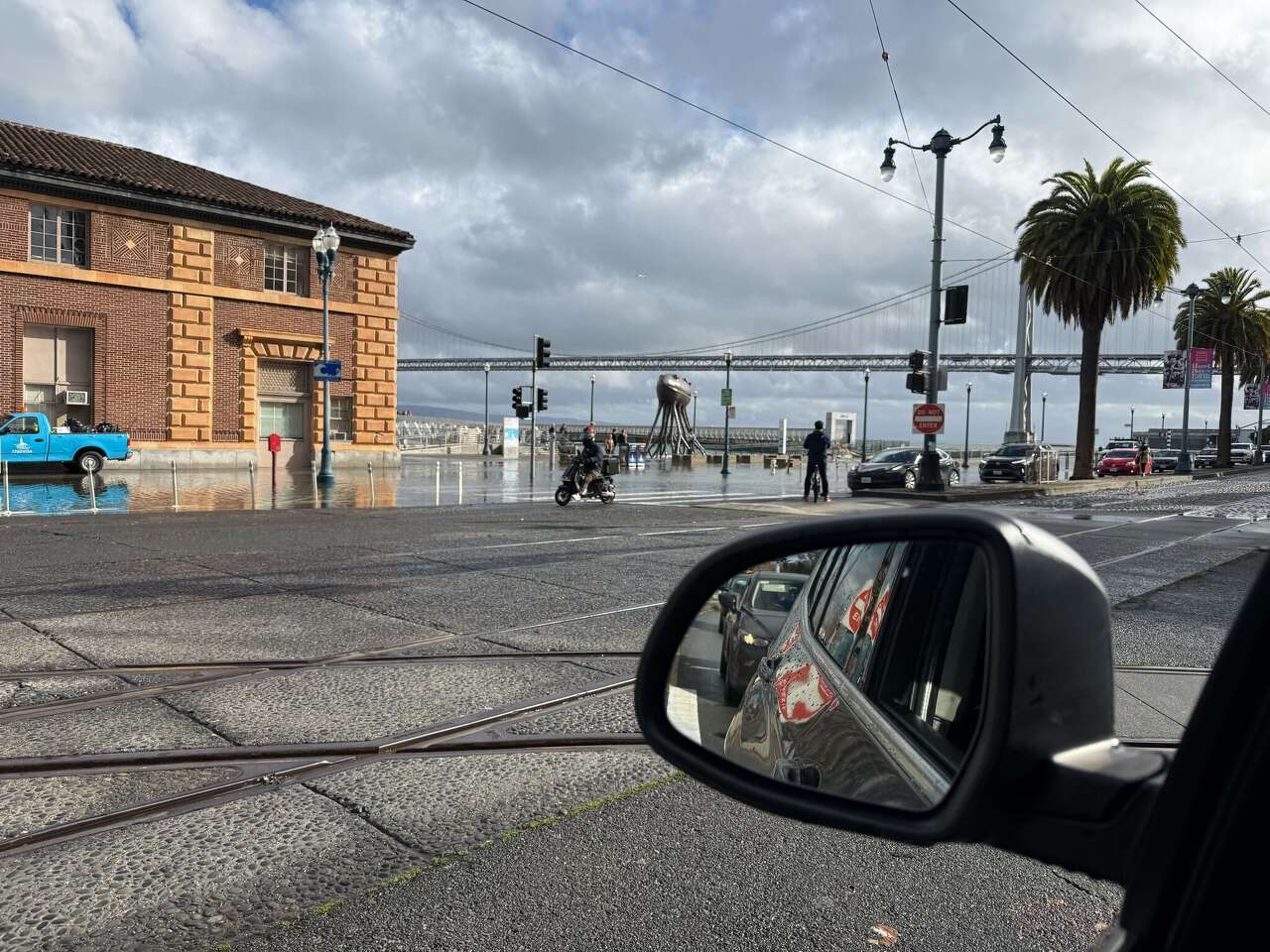 Roads flooded across the Bay Area after heavy rain and 'near-record ...