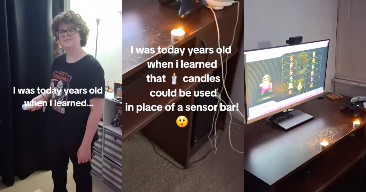 A gamer figured out that people can use candles to replicate the ...