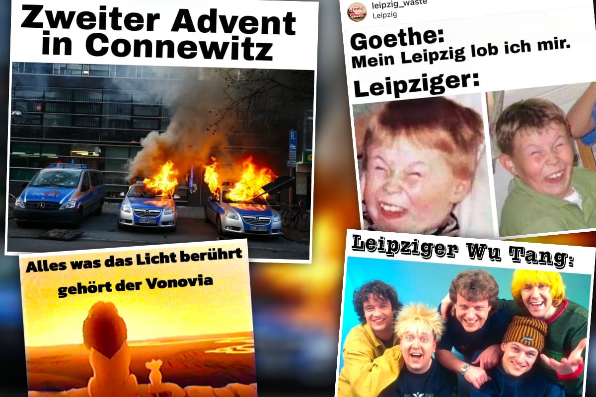 Brennende Autos, Goethe und die Prinzen: Meme-Seite "Leipzig Waste ...