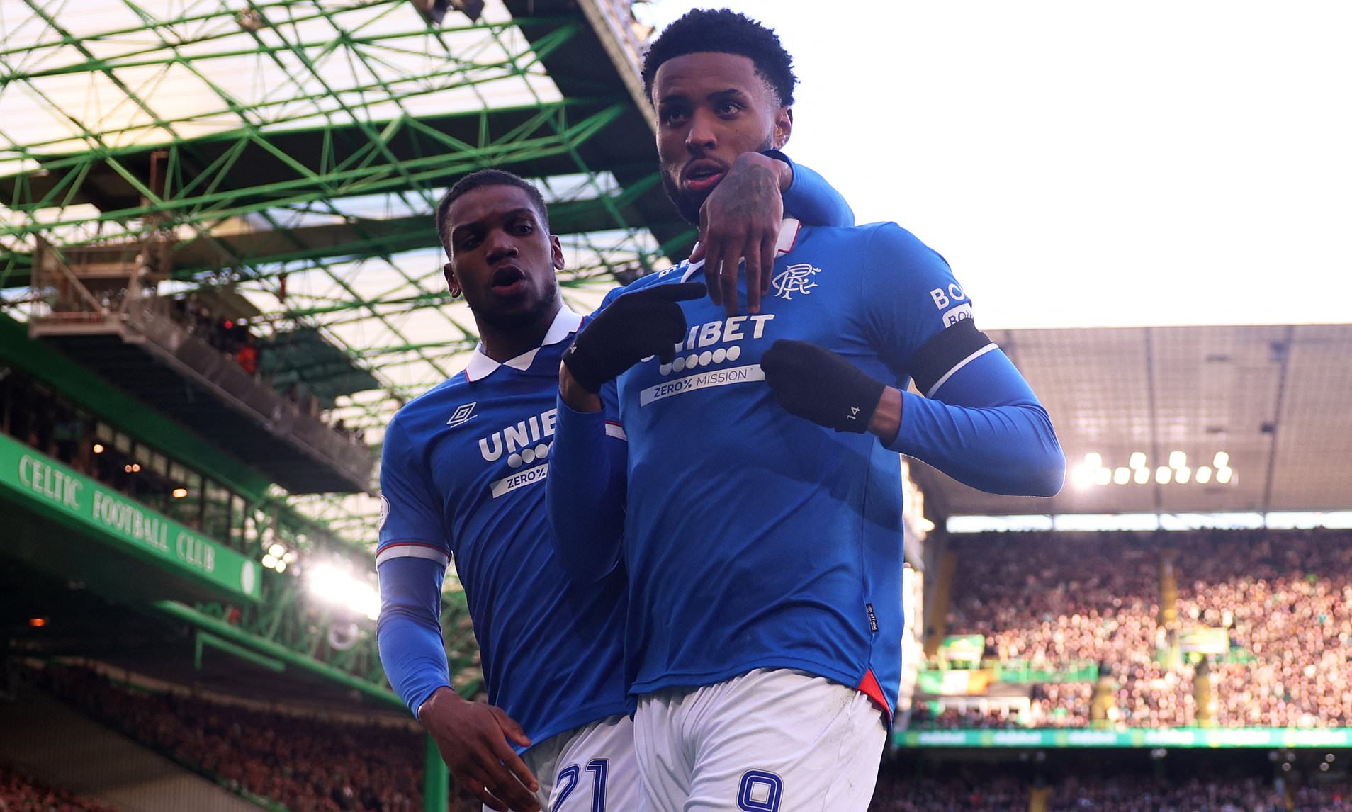 Old Firm hero Chermiti is targeting a title charge after his double ...