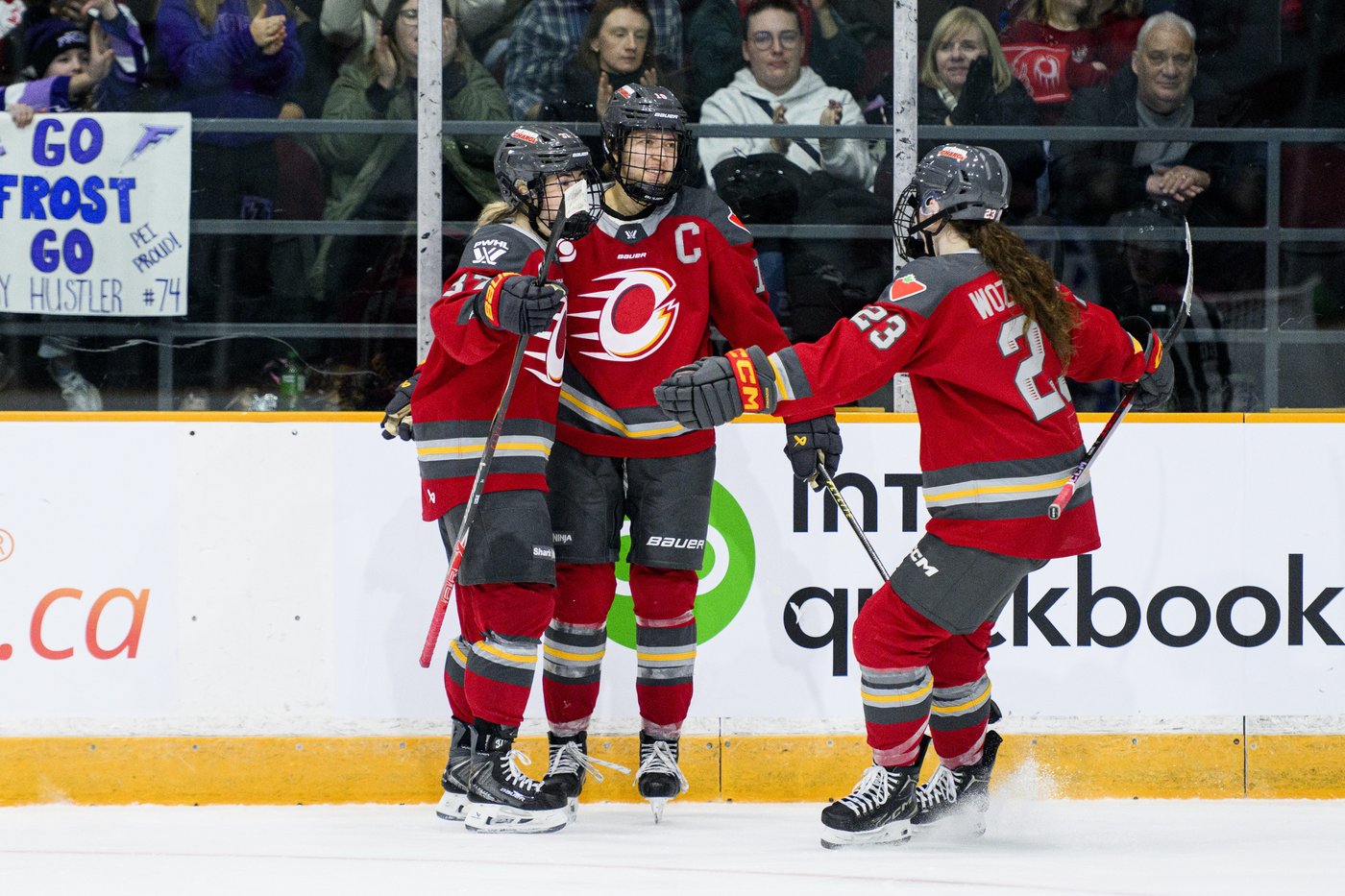 Jenner scores twice to lead the Charge to a 5-2 victory over the Frost