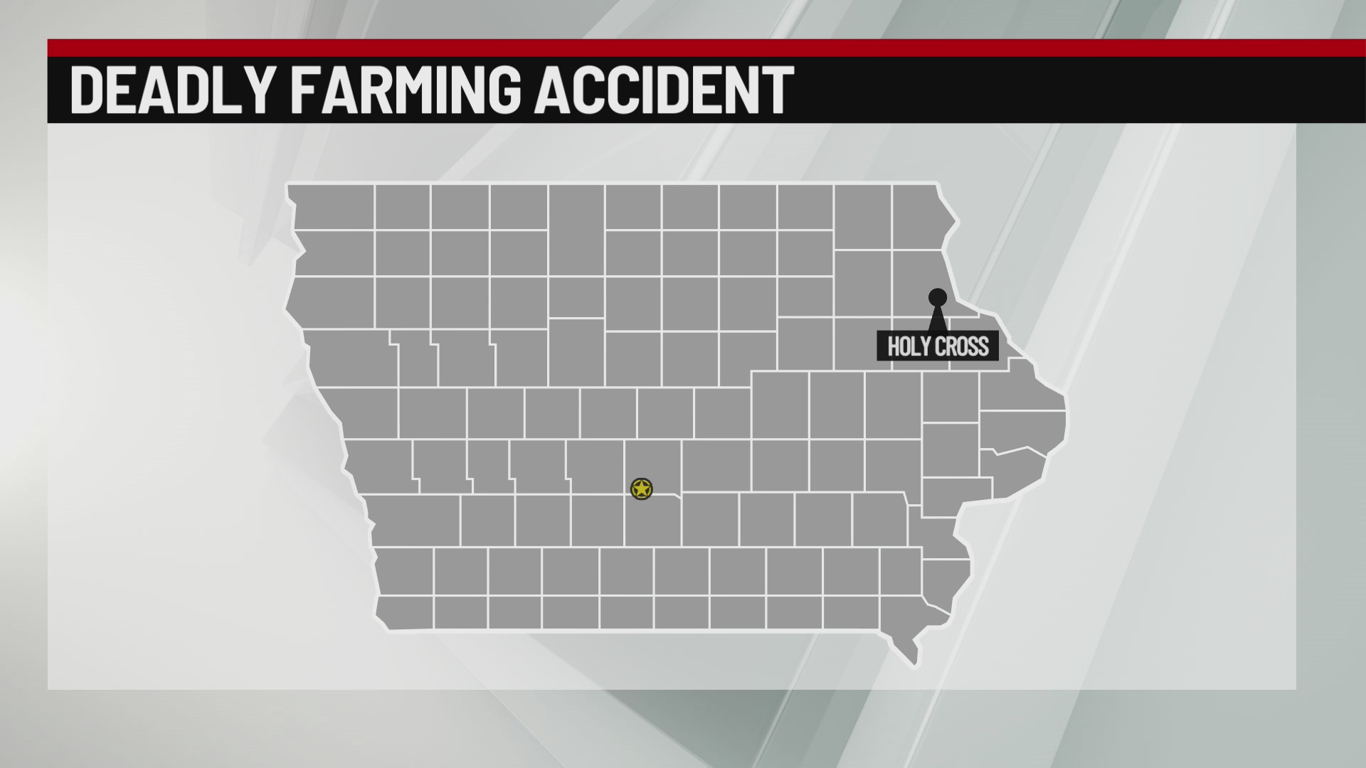 Northeast Iowa man dies in farm equipment accident