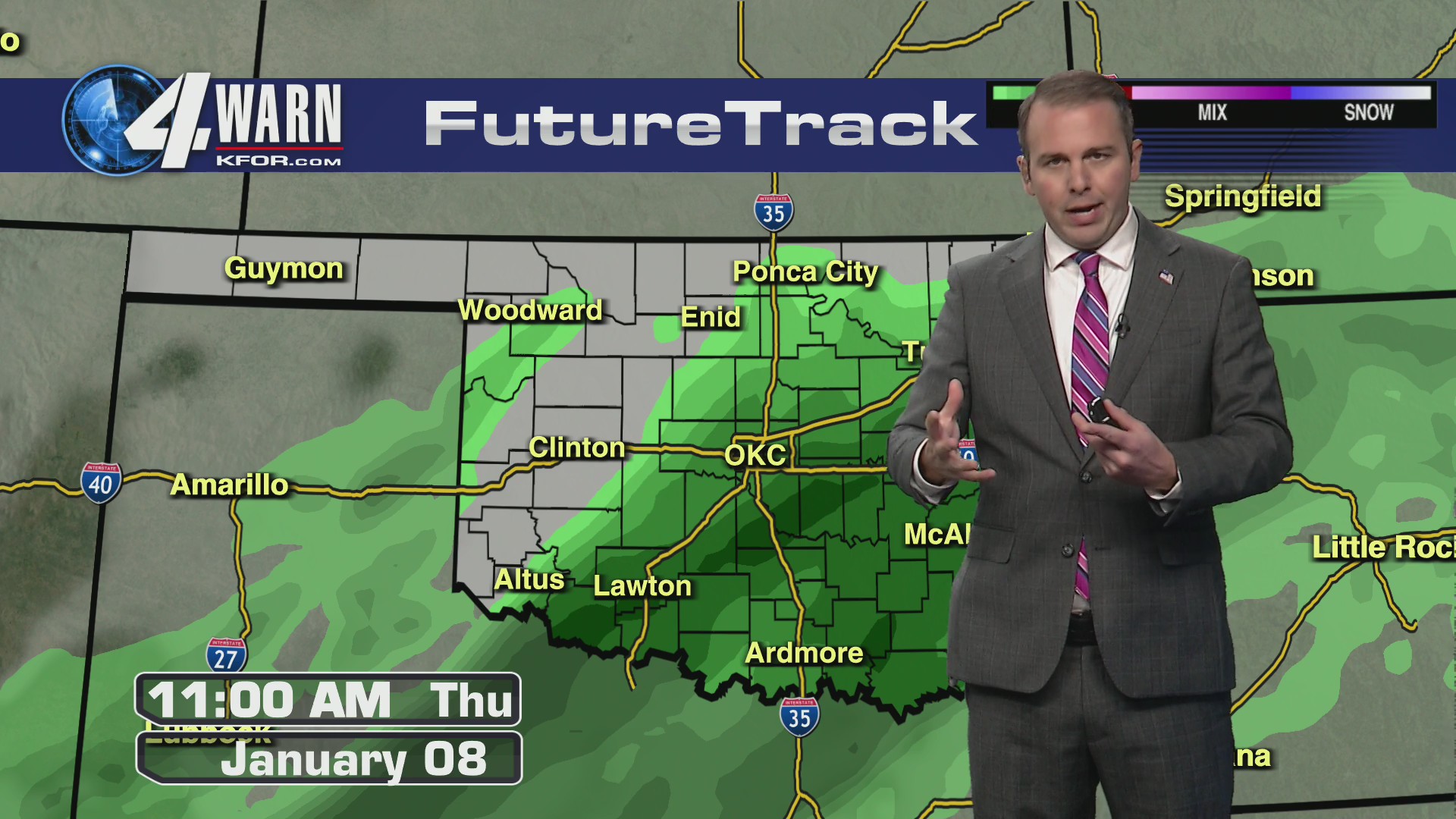 Aaron Brackett tracks a much needed chance for rain in Oklahoma
