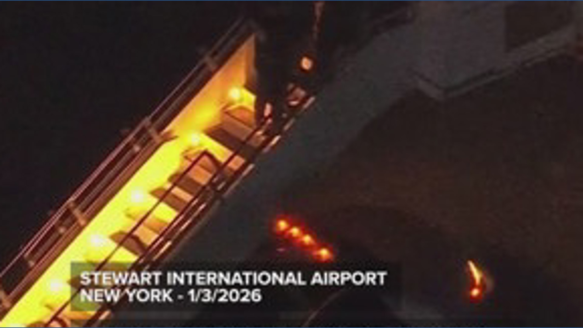 Aerials appear to show captured Venezuelan President Nicolás Maduro ...
