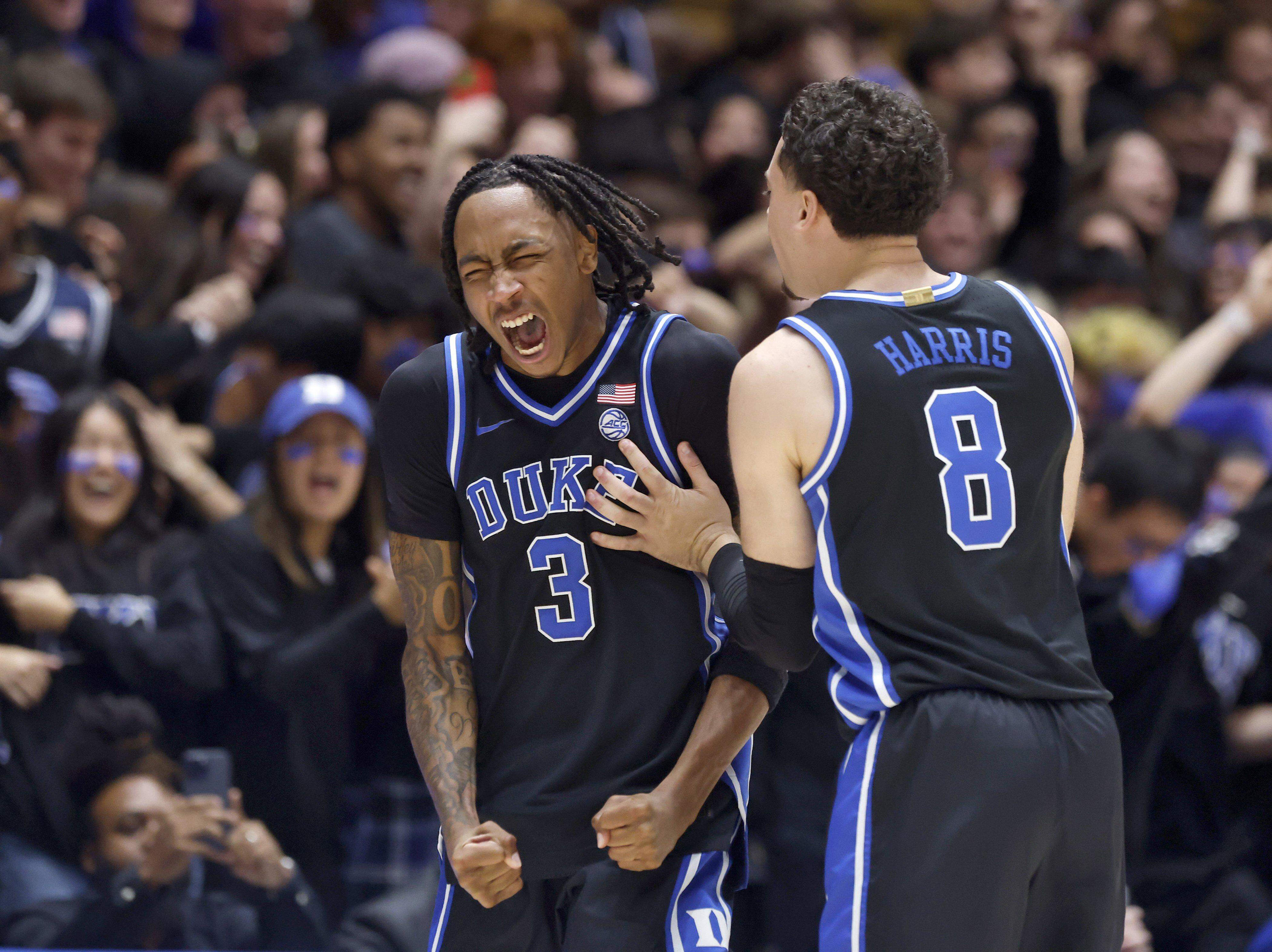 Isaiah Evans shoots Duke basketball past Florida State in high-scoring ...