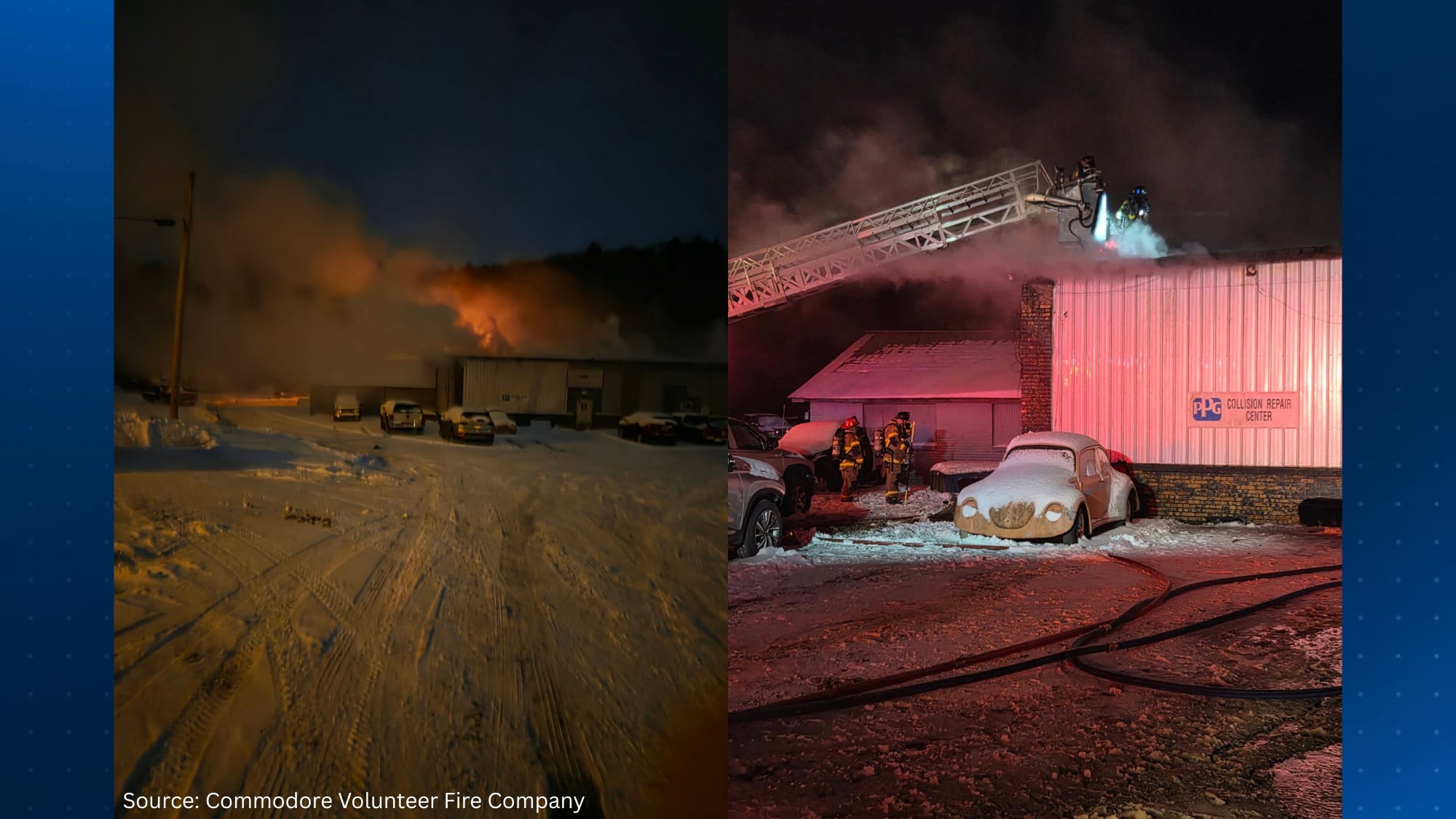 Building a total loss after reported commercial structure fire in ...