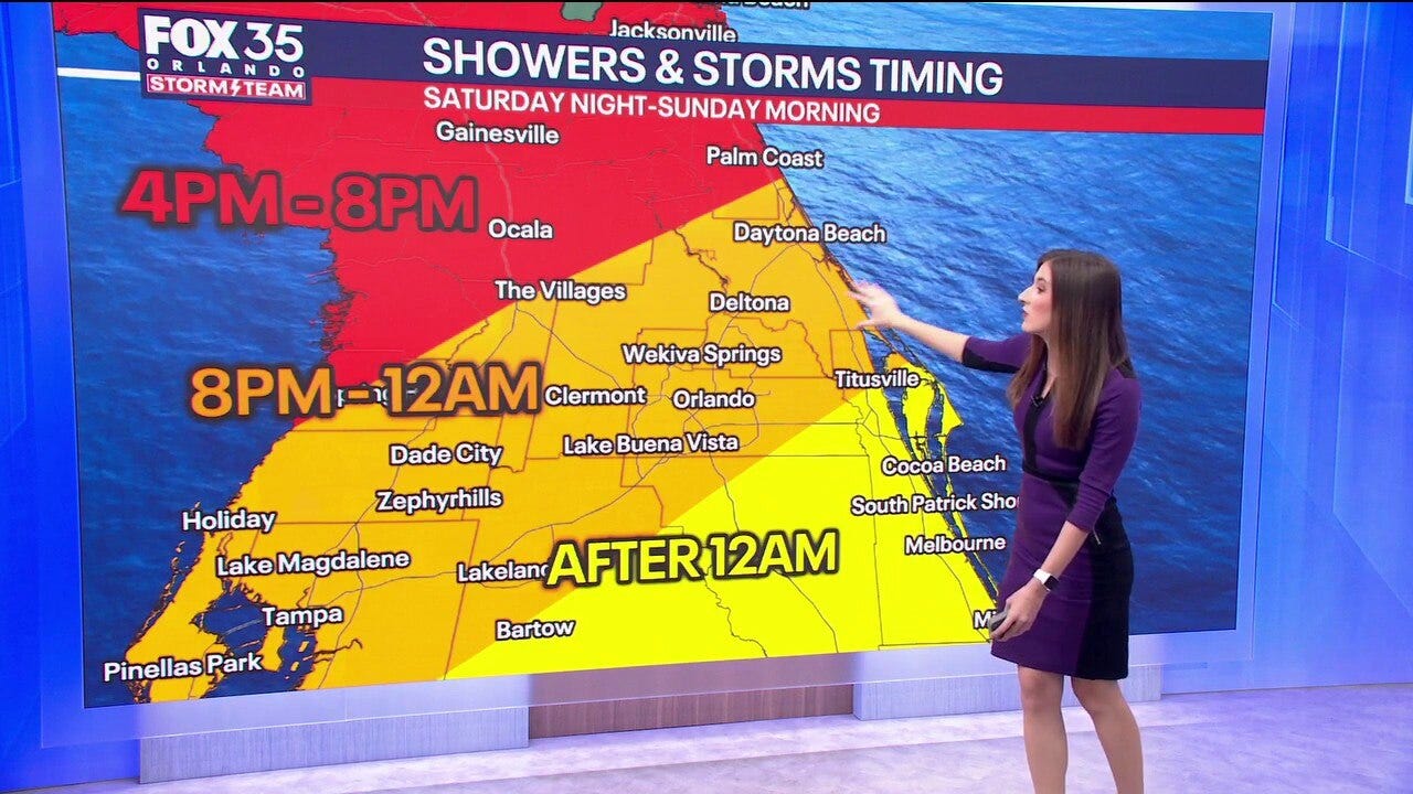 Orlando weather forecast PM: Jan. 3, 2026