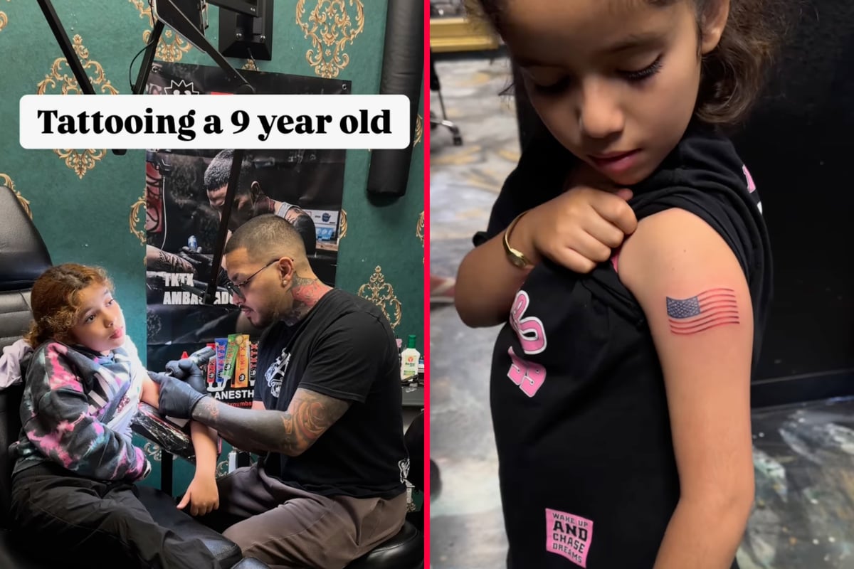 Arizona tattoo artist under fire for inking nine-year-old who asked for ...