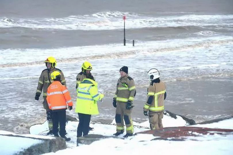 Horror moment teen girl 'taken away' by 'huge wave' in Withernsea